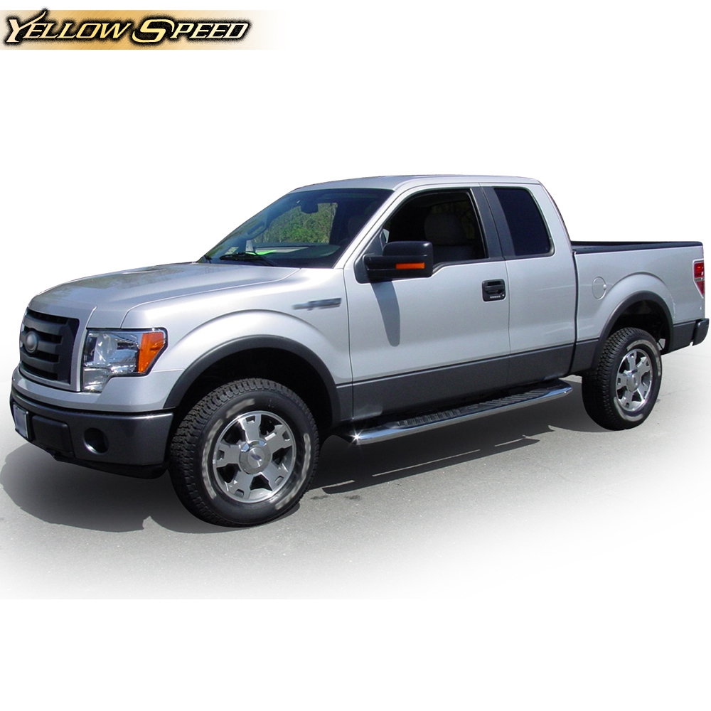 For 2009-2014 Ford F150 Styleside Black Factory Style Fender Flares ...